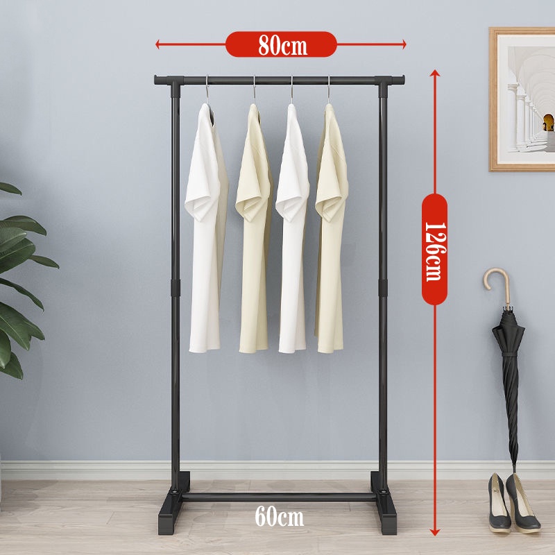 Clothes Hanger & Drying Racks Single Pole Clothes Hanging Rack ...