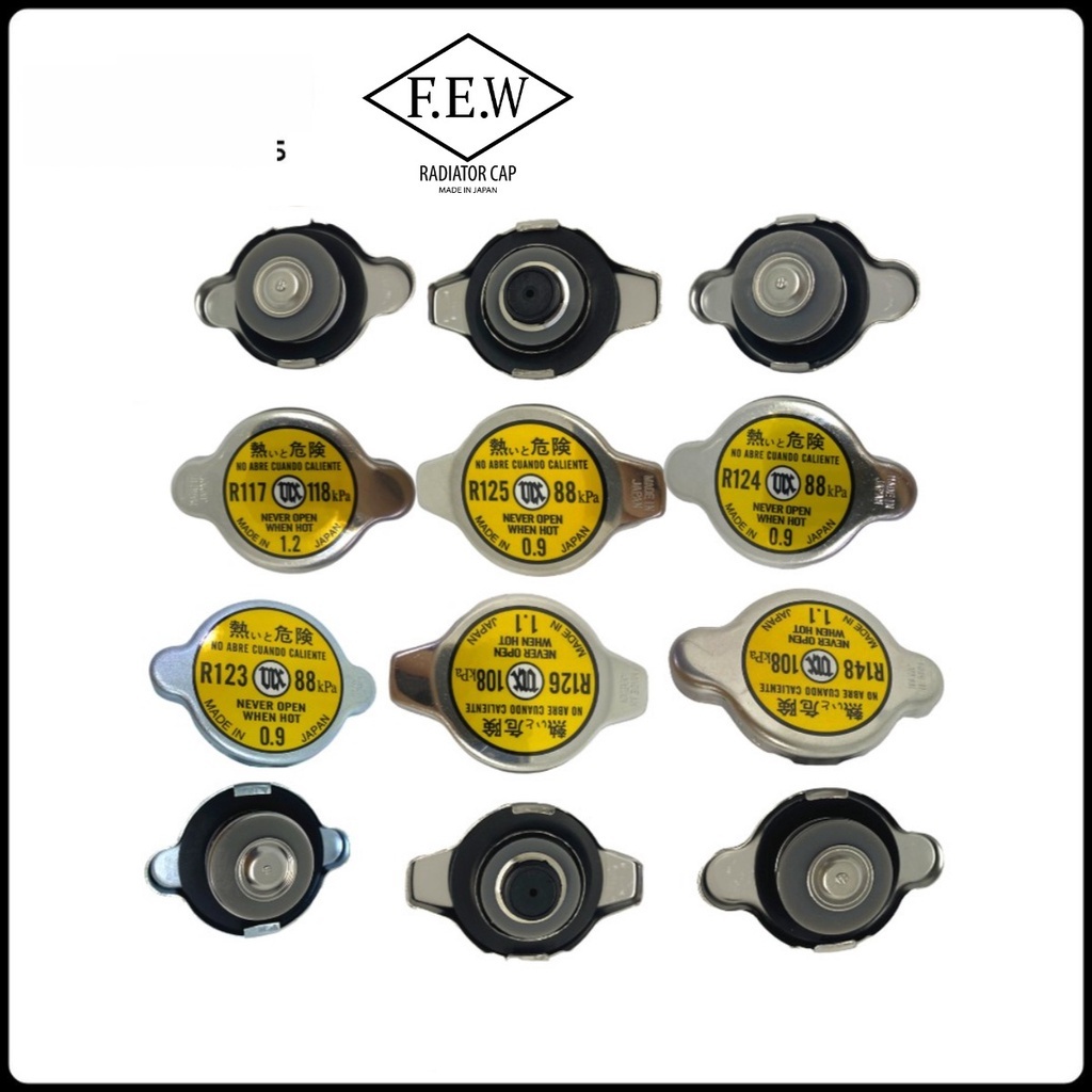 FEW Radiator Cap - Proton Perodua Honda Toyota Mitsubishi - R123 / R124 ...