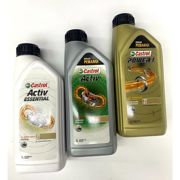 2T Castrol Activ essential/activ/power1 1L | Shopee Malaysia