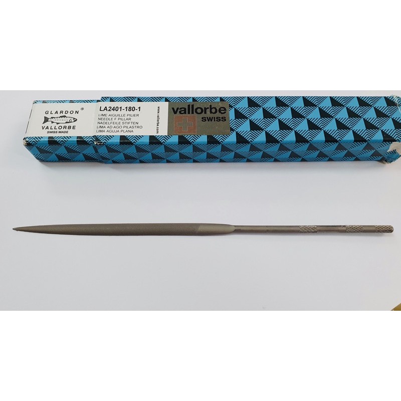 Glardon Vallorbe Chrome Steel Half Round Swiss Needle File 180mm For ...
