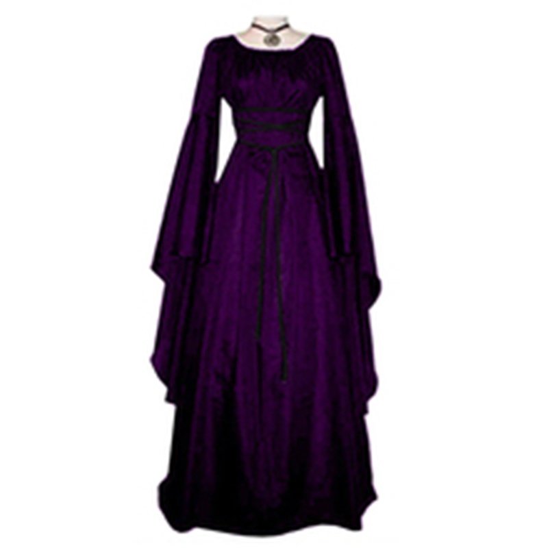 Medieval Witch Dress for Women Halloween Carnival Party Cosplay ...