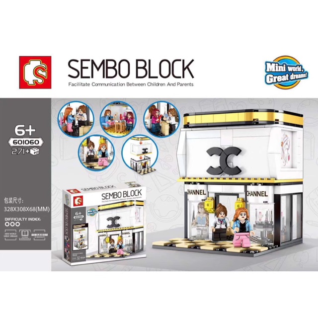 Sembo Block Mini Street Lego Compatible Building Blocks (Channel ...