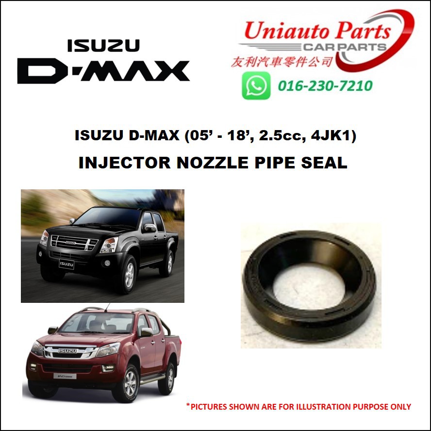 ISUZU DMAX (05' - 18', 2.5cc, 4JK1) INJECTOR NOZZLE PIPE SEAL | Shopee ...