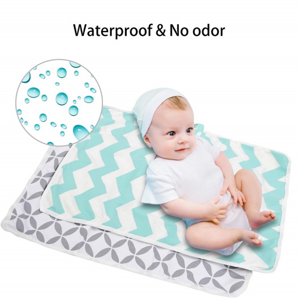 Waterproof Diaper Changing Mat Baby Care Travel Nappy Change Floor Play ...