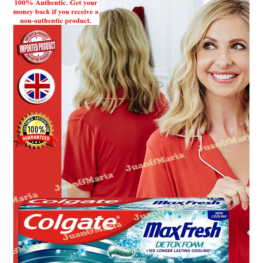 Colgate Max Fresh Detox Foam Toothpaste 75ml | Shopee Malaysia