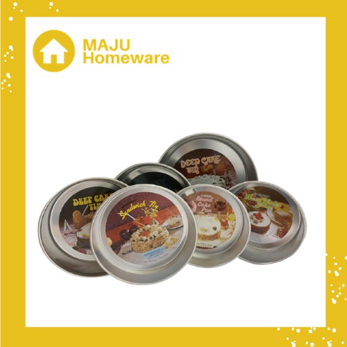 Circle Baking Cake Pan/ Cake Tin/ Loyang Kek Bulat (200, 220, 230, 250 ...