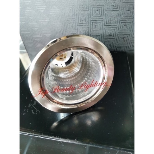 4"Inches PLC Downlight Fitting Round Bracket Silver Frame Casing with ...