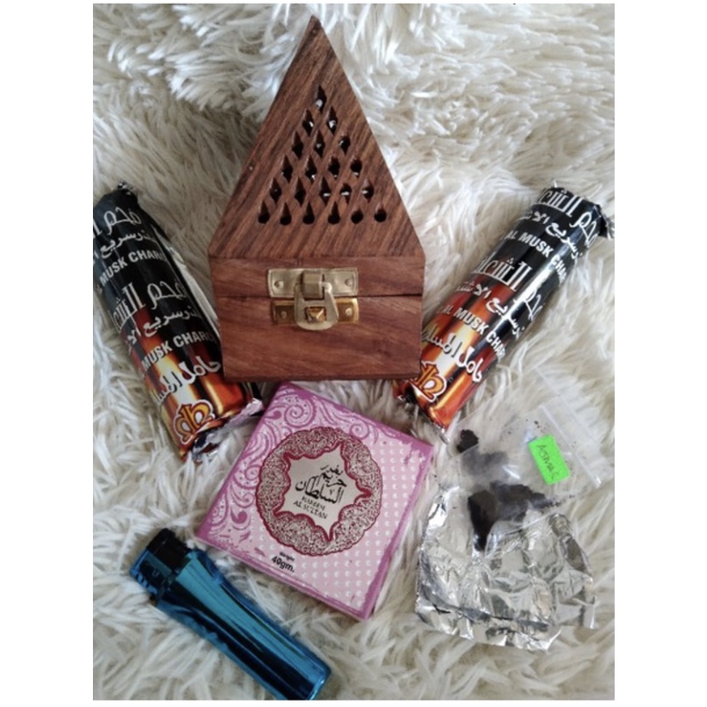 !!promosi !! bakhoor set 3 in 1 limited stock STARTER SET/ BAKHUR ...