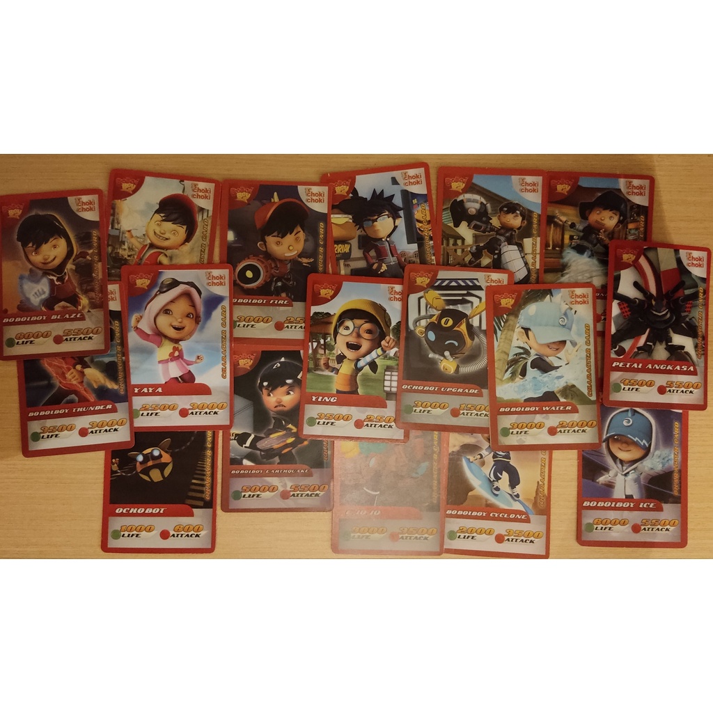 Boboiboy The Movie AR Card (choki choki) | Shopee Malaysia