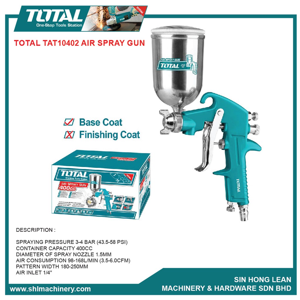 TOTAL TAT10402 Air Spray Gun | Shopee Malaysia