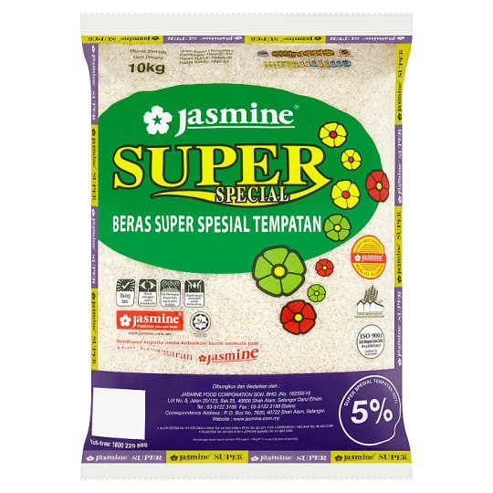 Jasmine Super Special Tempatan 5% Rice 10kg | Shopee Malaysia