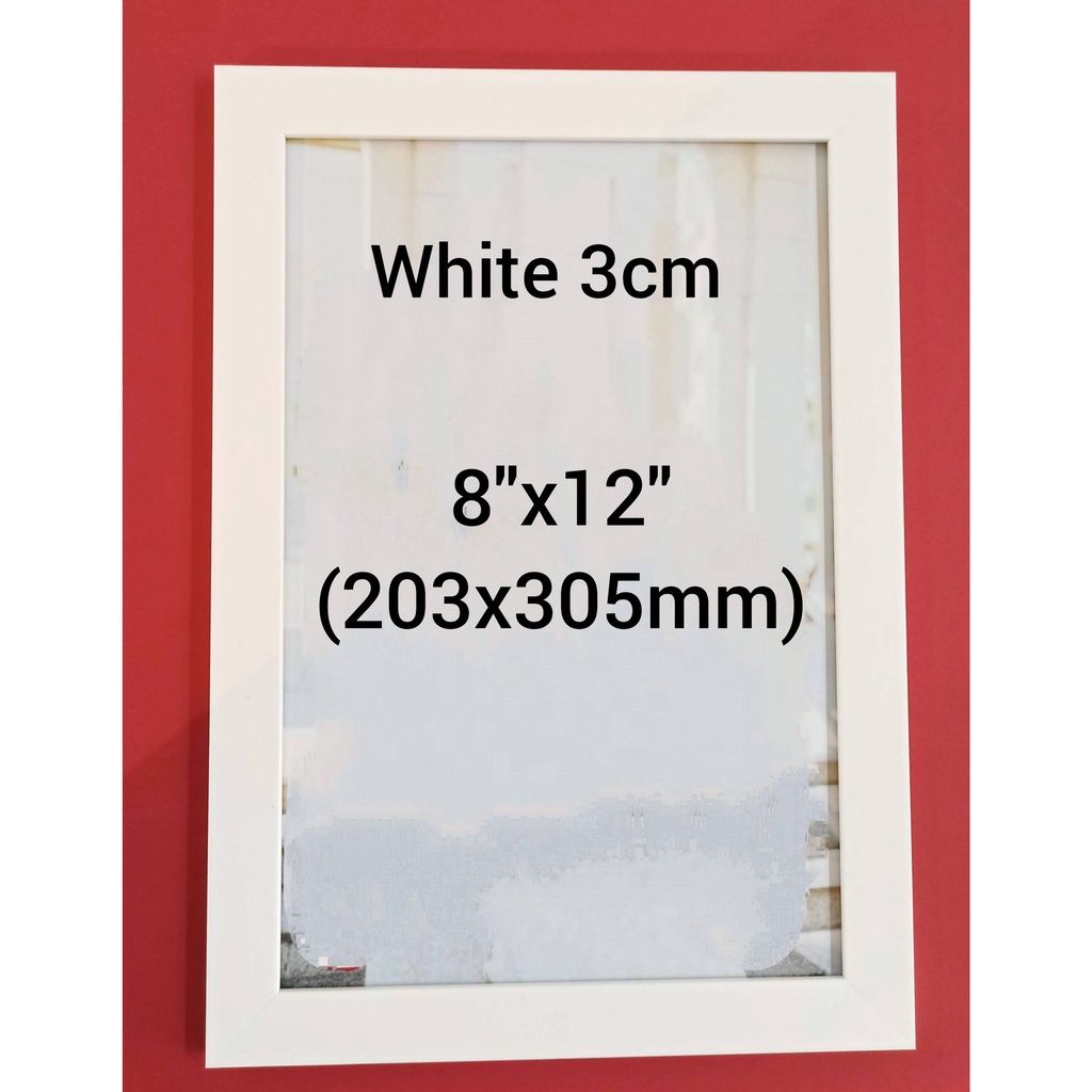 6R|8R|A4|10R|11R|12R|A3 White 3cm PS Photo Frame Wall hanging for ...