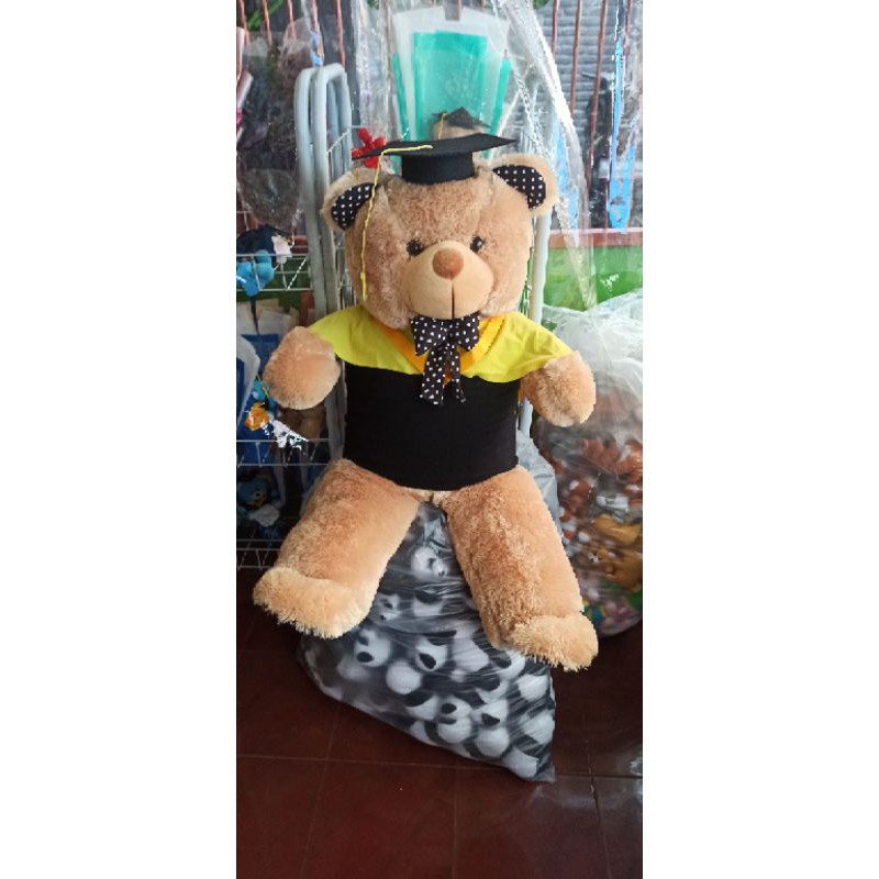 Teddy Bear Graduation | Jumbo TEDDY BEAR | 1meter Big Bear | Shopee ...