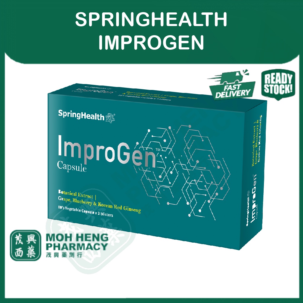 SPRINGHEALTH ImproGen Capsule (3x10’s)(Exp 3/2025) | Shopee Malaysia