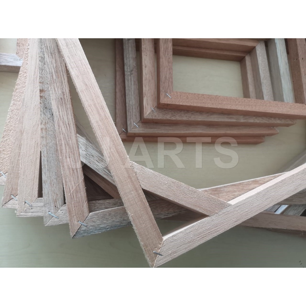 Wooden Canvas Frame / Bingkai kayu Kanvas / 帆布画框 -Solid Wood-DIY Frame ...