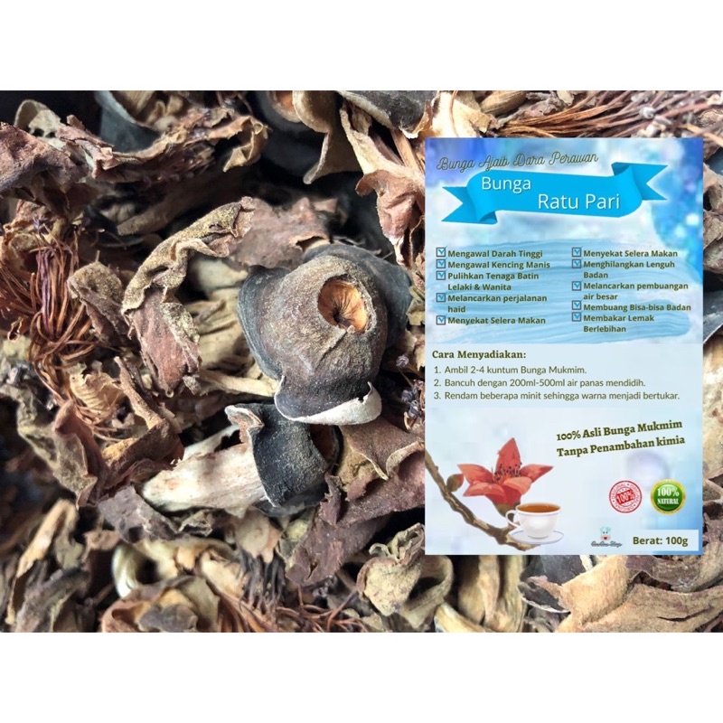 BUNGA MUKMIN/BUNGA RATU PARI 100g | Shopee Malaysia
