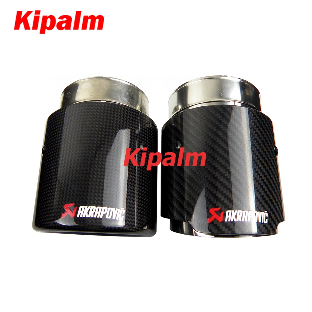2pcs Mazda CX-3 CX-30 CX-5 CX-9 Mazda 6 3 Akrapovic Exhaust Pipe Carbon ...
