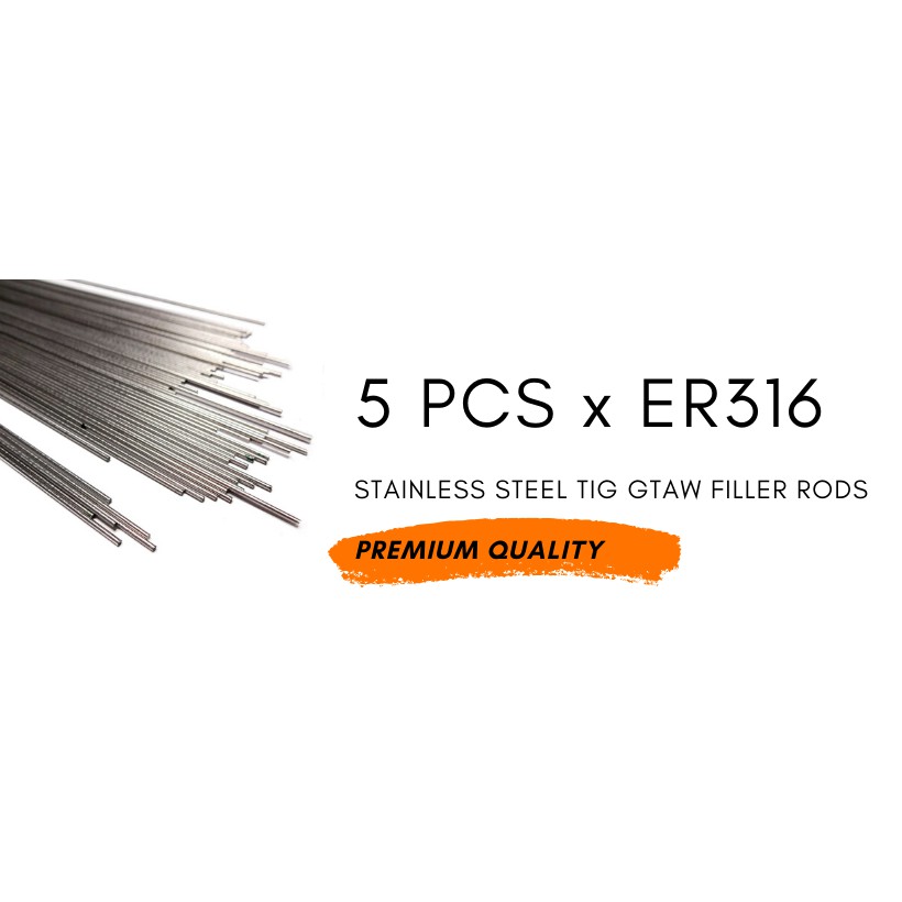 5 BATANG ER316 STAINLESS STEEL TIG GTAW FILLER RODS MALAYSIA | Shopee ...