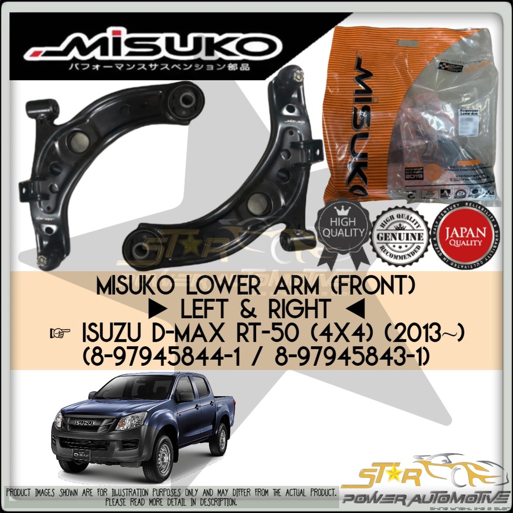 MISUKO Isuzu D-MAX Dmax RT-50 RT50 4X4 4WD (2013~) Premium Lower Control Suspension Arm Set ...