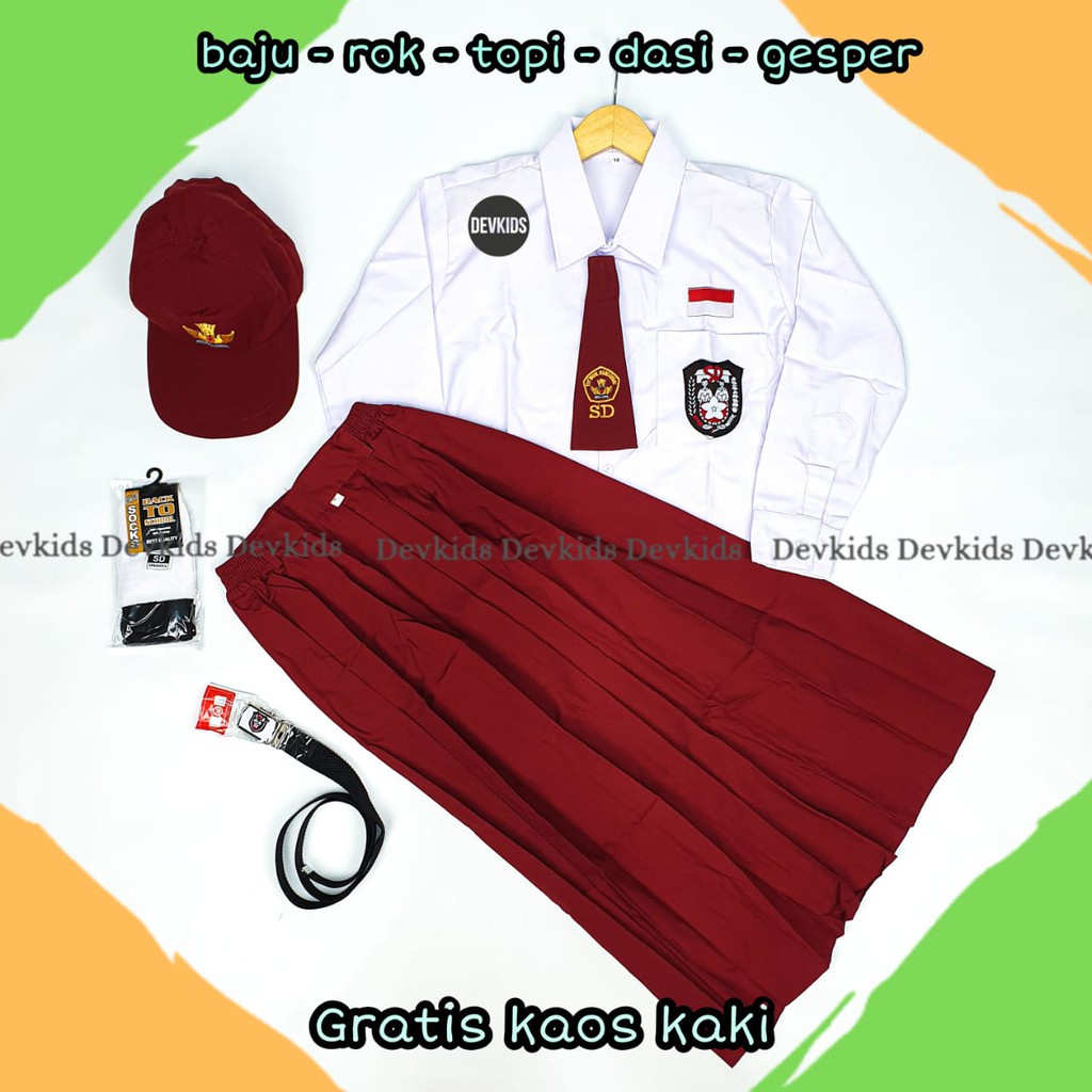 Super Complete Suit Elementary School Uniform Long Shirt Long Skirt ...