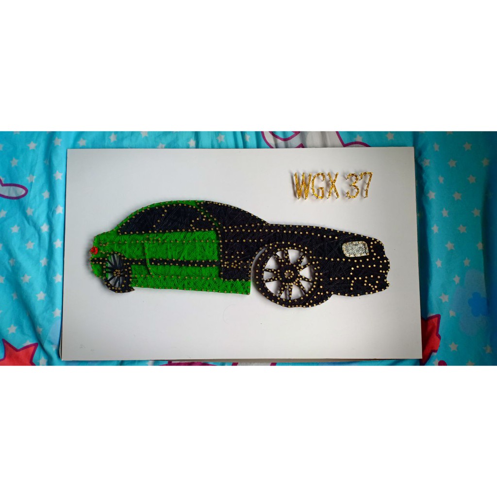 Vehicle string art (custom designs) | Shopee Malaysia