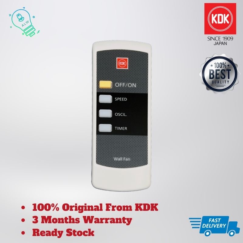 KDK Original Wall Fan Remote Control KC-4GR & Holder | Shopee Malaysia
