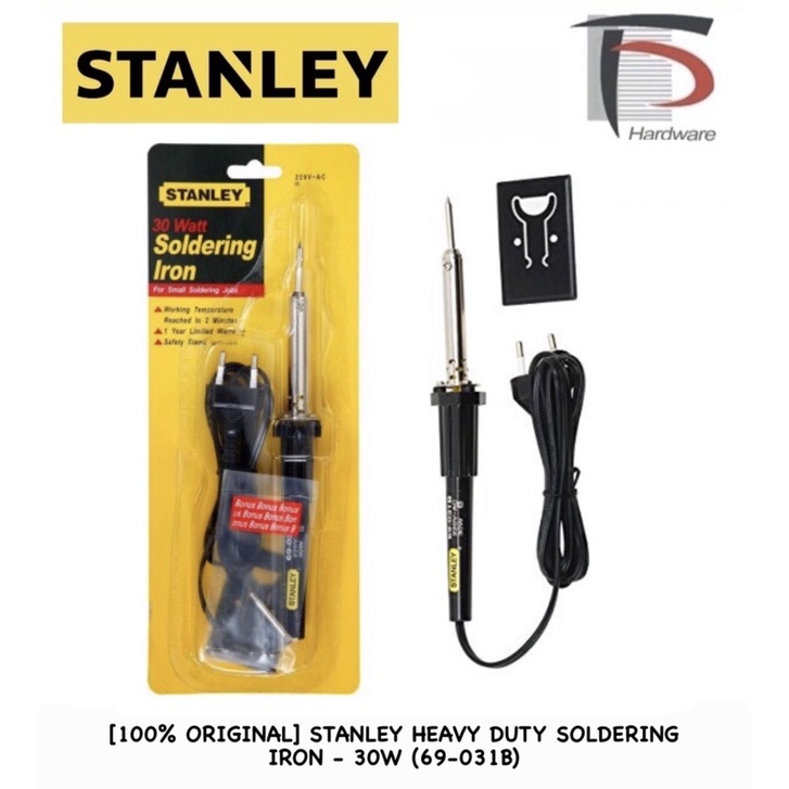 [100% ORIGINAL] STANLEY HEAVY DUTY SOLDERING IRON - 30W (69-031B ...
