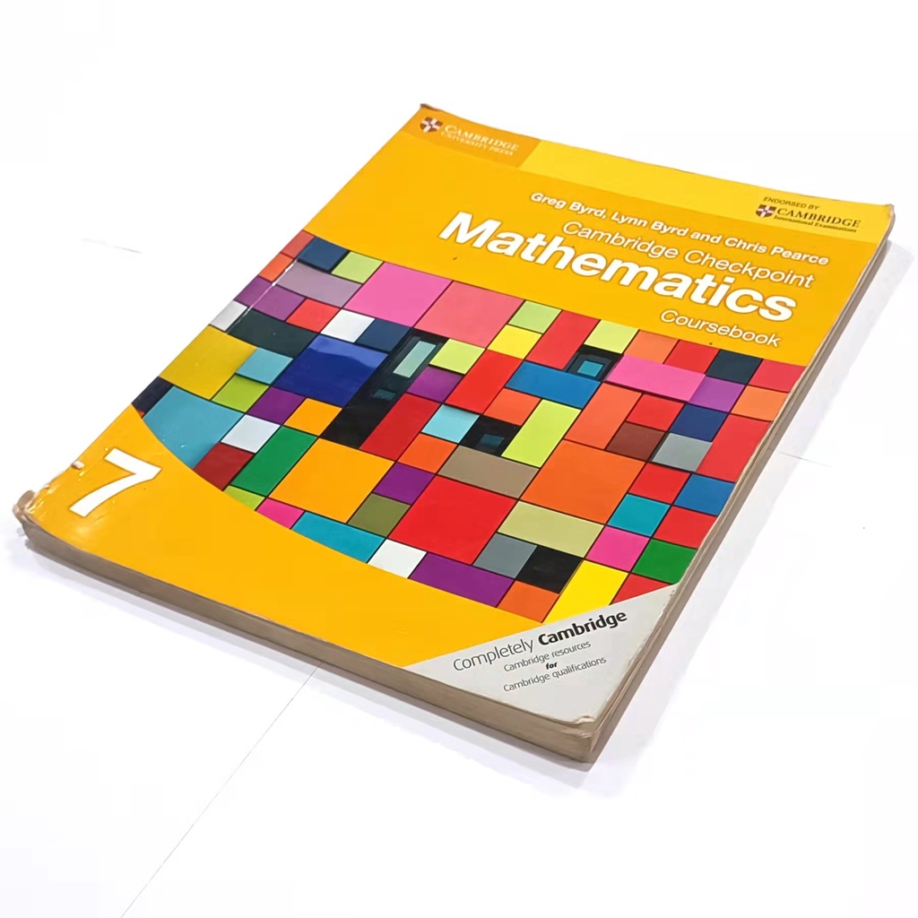 Cambridge Checkpoint Mathematics Coursebook 7 (used) | Shopee Malaysia