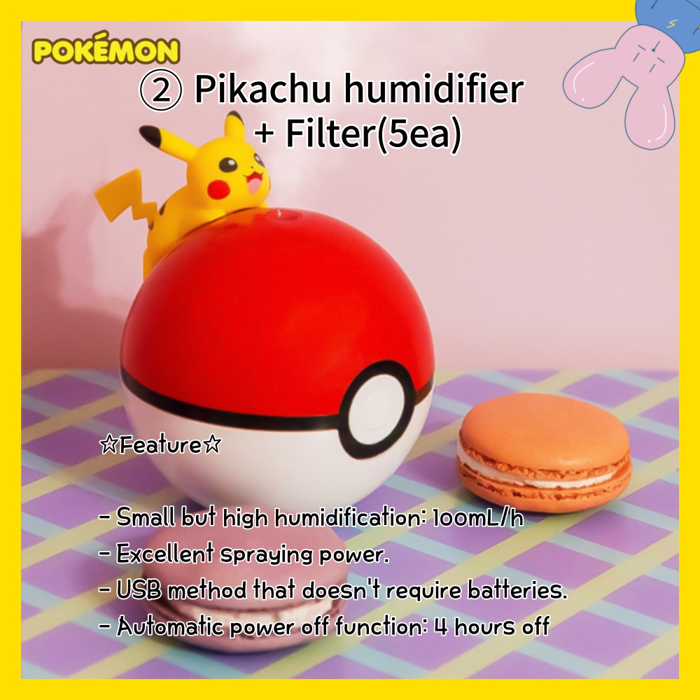 [POKEMON] Pikachu Collection ( Figure Ice Tumbler & mini Humidifier ...