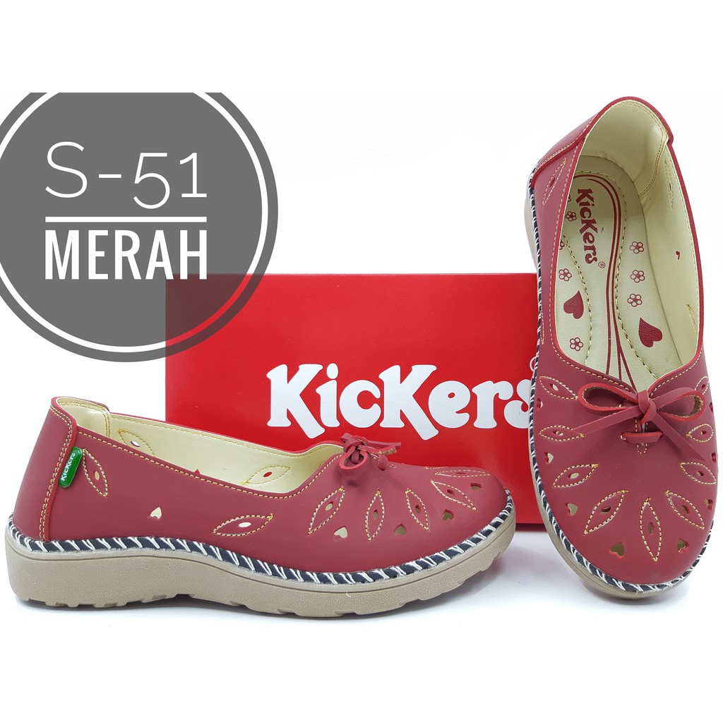 Kickers Brand Women'S Slip On Shoes Code S-51 | Shopee Malaysia