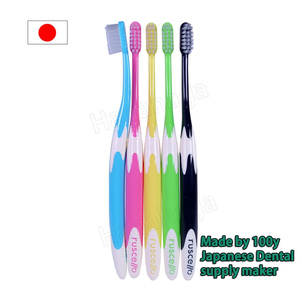 GC Ruscello B-10 Toothbrush 20 Pieces assorted color Made in Japan ...