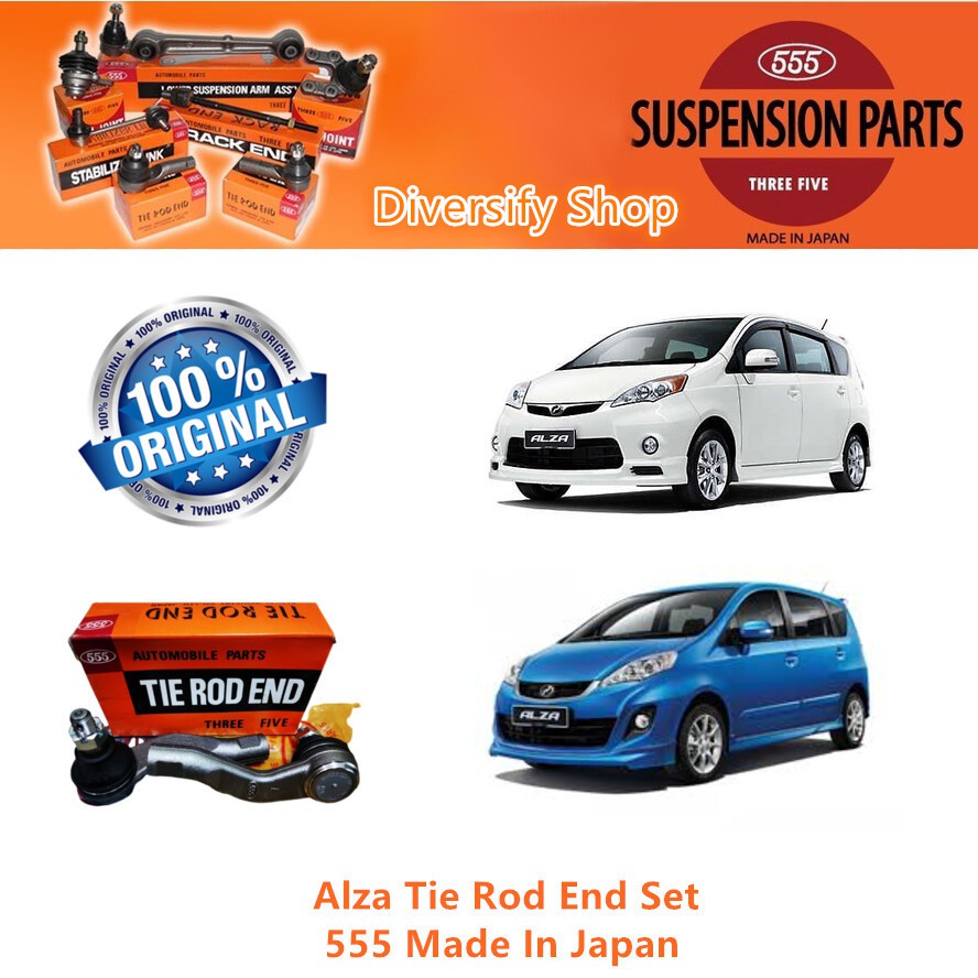 Perodua Alza & Axia & Myvi Tie Rod End Set ( 555 Japan ) | Shopee Malaysia