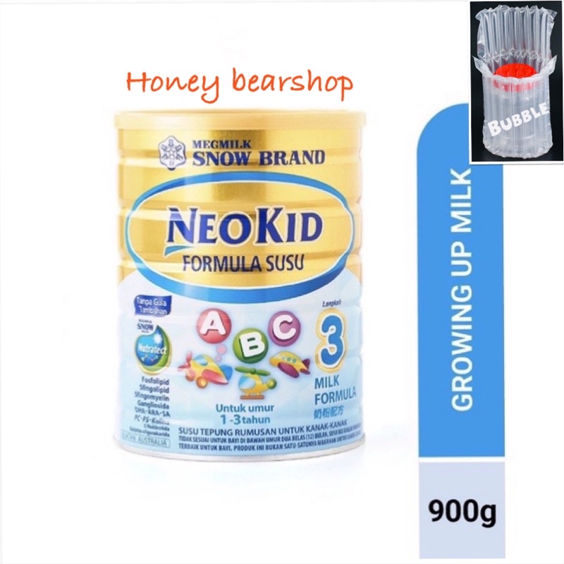 Snow Neo Kid- UP Milk Formula Step 3 For 1-3 Years (900g) Exp 10/2024 | Shopee Malaysia