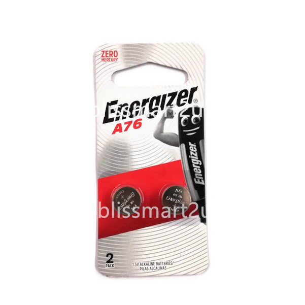 Energizer A76 / LR44 Alkaline Battery (2 Batteries in 1 Pack) | Shopee ...