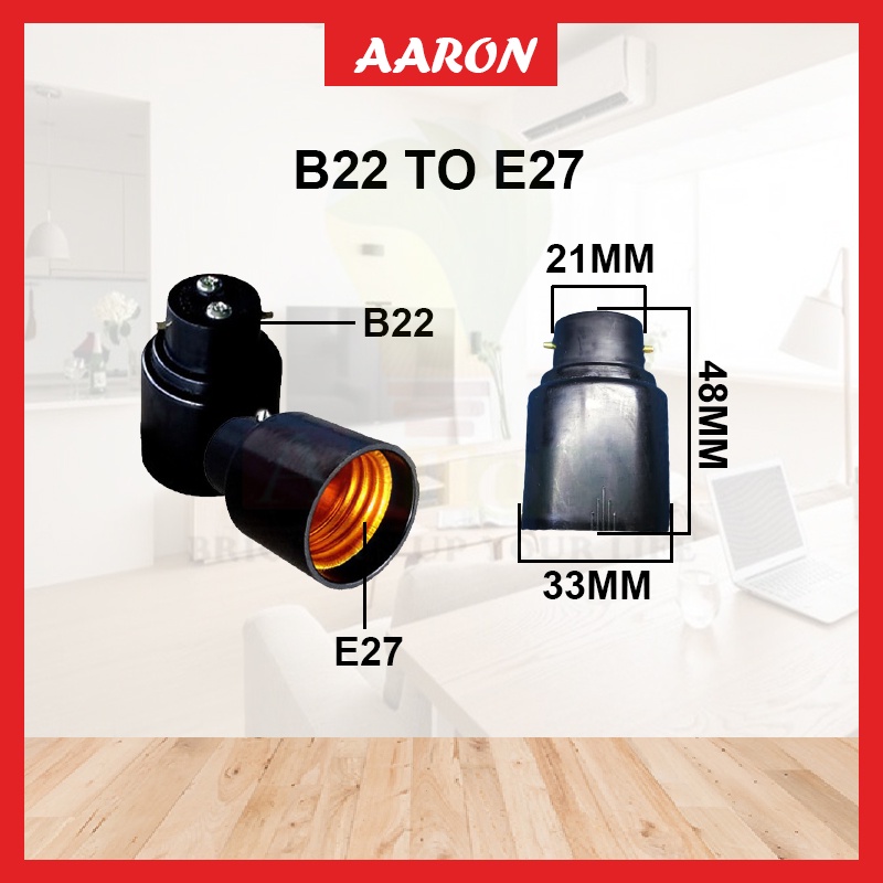 E27 Light Bulb Holder Lamp Holder / Batten Holder / PLC to E27 / B22 to E27 / Long Holder E27 ...