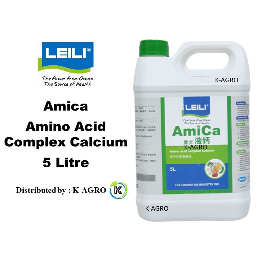 LEILI AMICA (5 Liter/Botol) - Amino Acid Complex Calcium Foliar ...