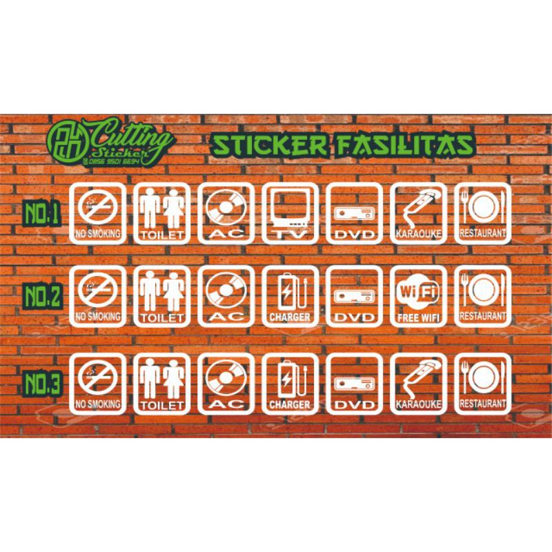 Cutting bus facilities truck stickers | Shopee Malaysia