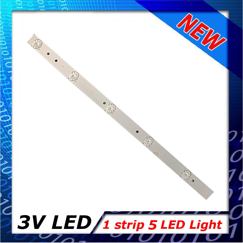 3V Backlight LED TV Lamp- Universal Backlight 32-65inch- 1 strip 5 LED ...