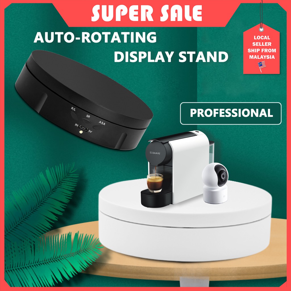 360° Product Rotating Display Stand Turntable Display Stand Electric ...