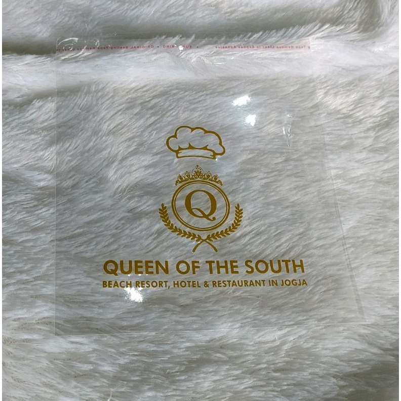 Opp Plastic 15x15 Thickness 0.5 micron+Screen Printing+With Adhesive ...