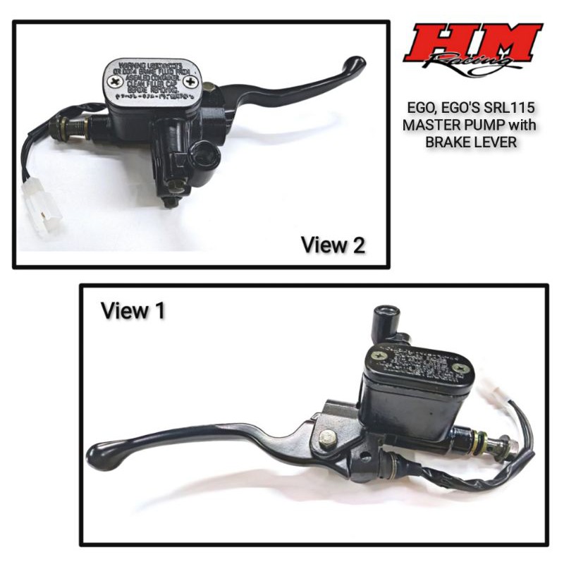 YAMAHA EGO, EGO-S, SRL115 / FI - MASTER PUMP with BRAKE LEVER & BRAKE ...
