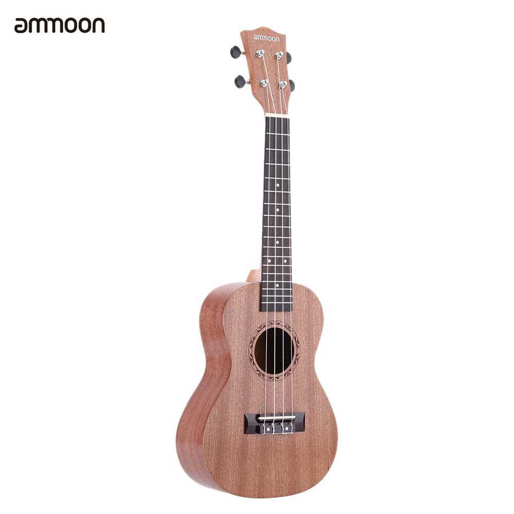 ammoon Sapele Ukulele 4 Strings Rosewood Fretboard Musical Instrument ...