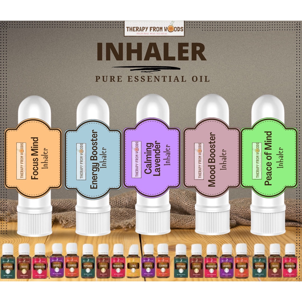 Therapyfromwoods Inhaler | Focus, Calm, Sleep | Made with 100% Pure ...