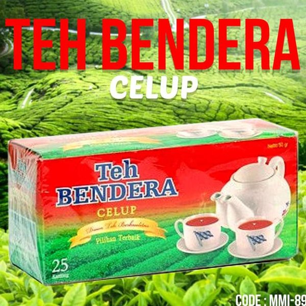 TEH BENDERA CELUP 25 KANTONG. | Shopee Malaysia