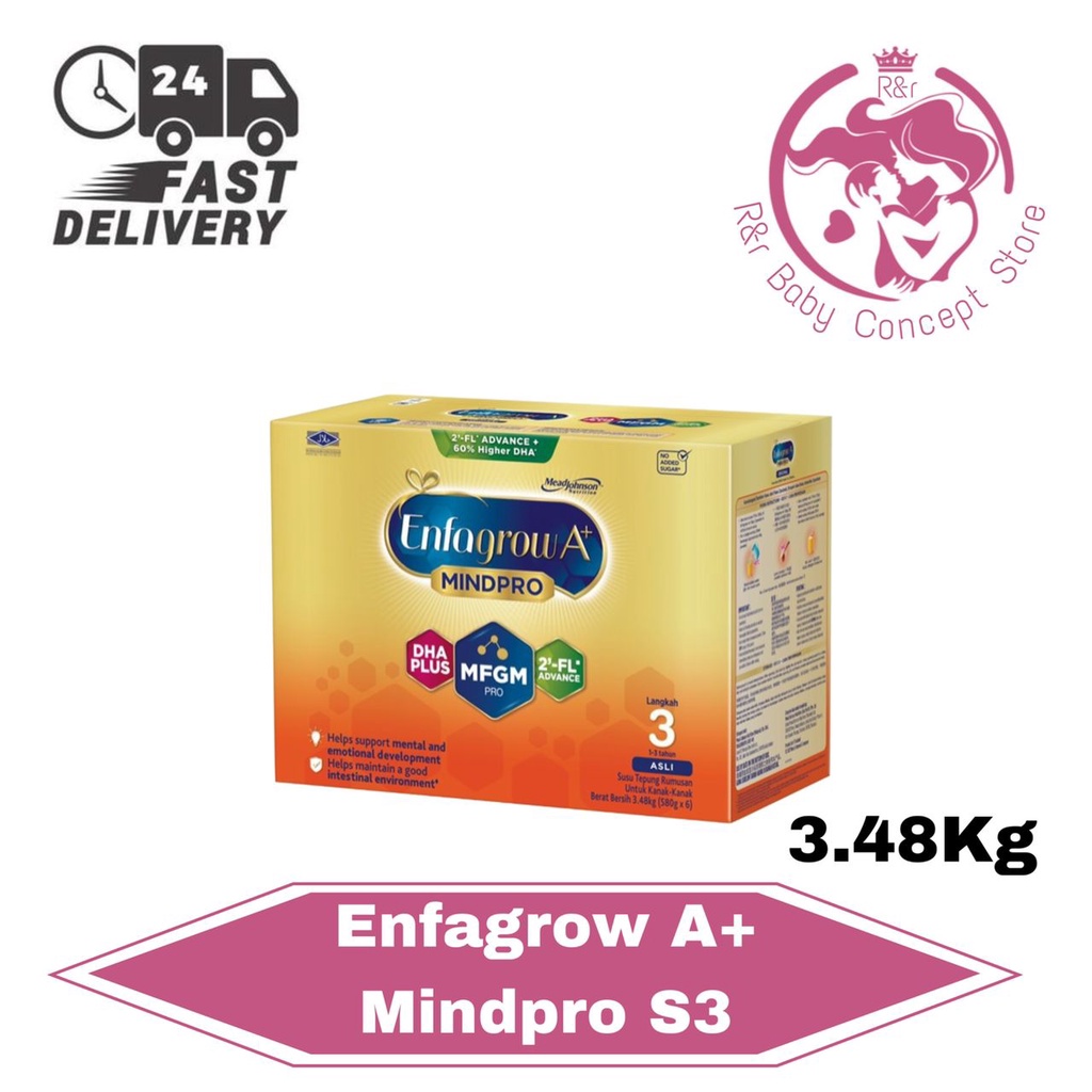 Enfagrow A+ MindPro 2FL Step 3 Original / Vanilla - 3.48kg (Milk ...