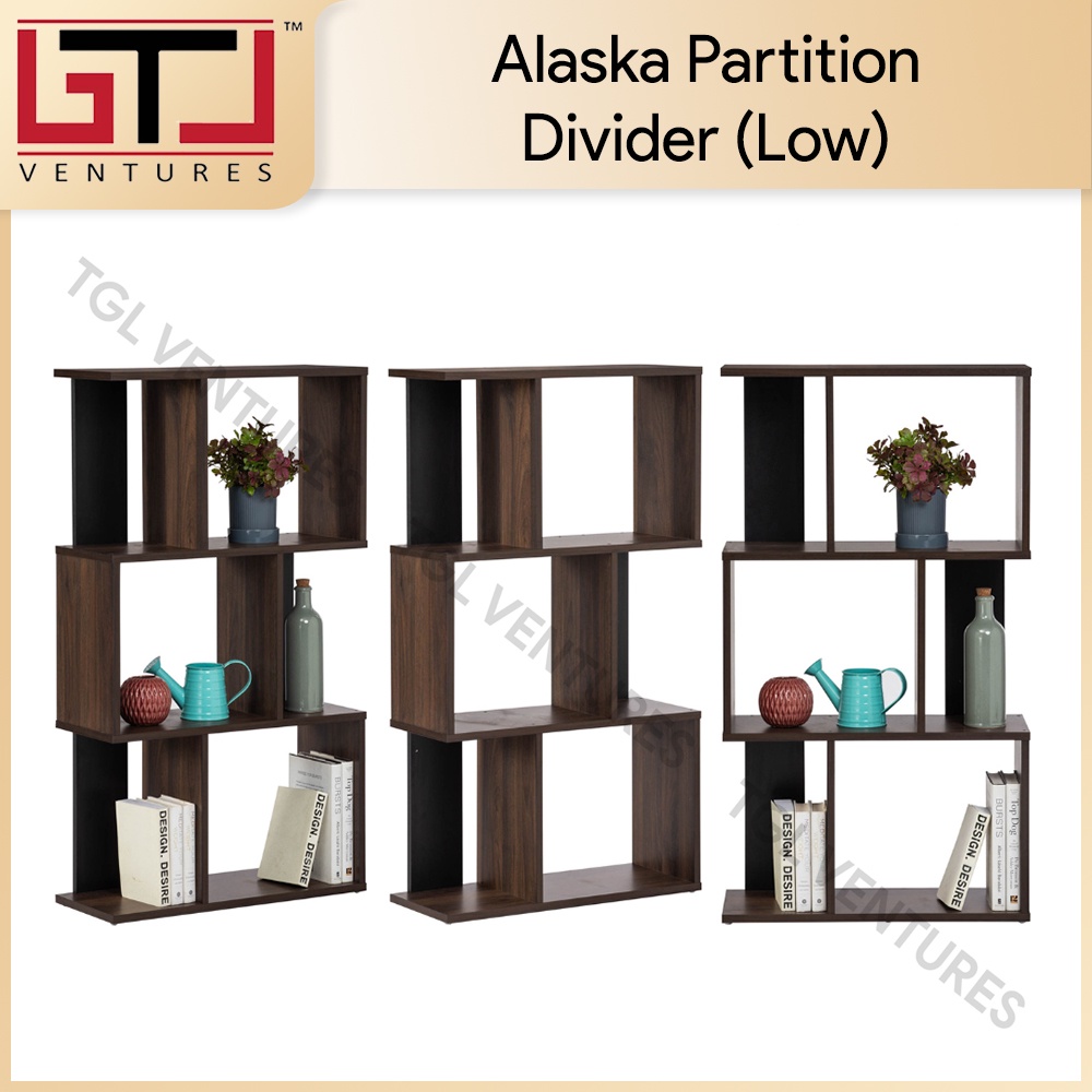 TGL ALASKA Partition Divider Bookshelf Display Rack Bookcase Book Rack ...