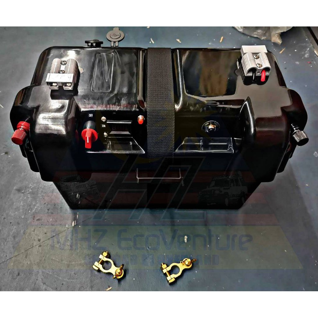 MHZ Portable Battery Box Camping Outdoor Fishing Photography Offroad ...