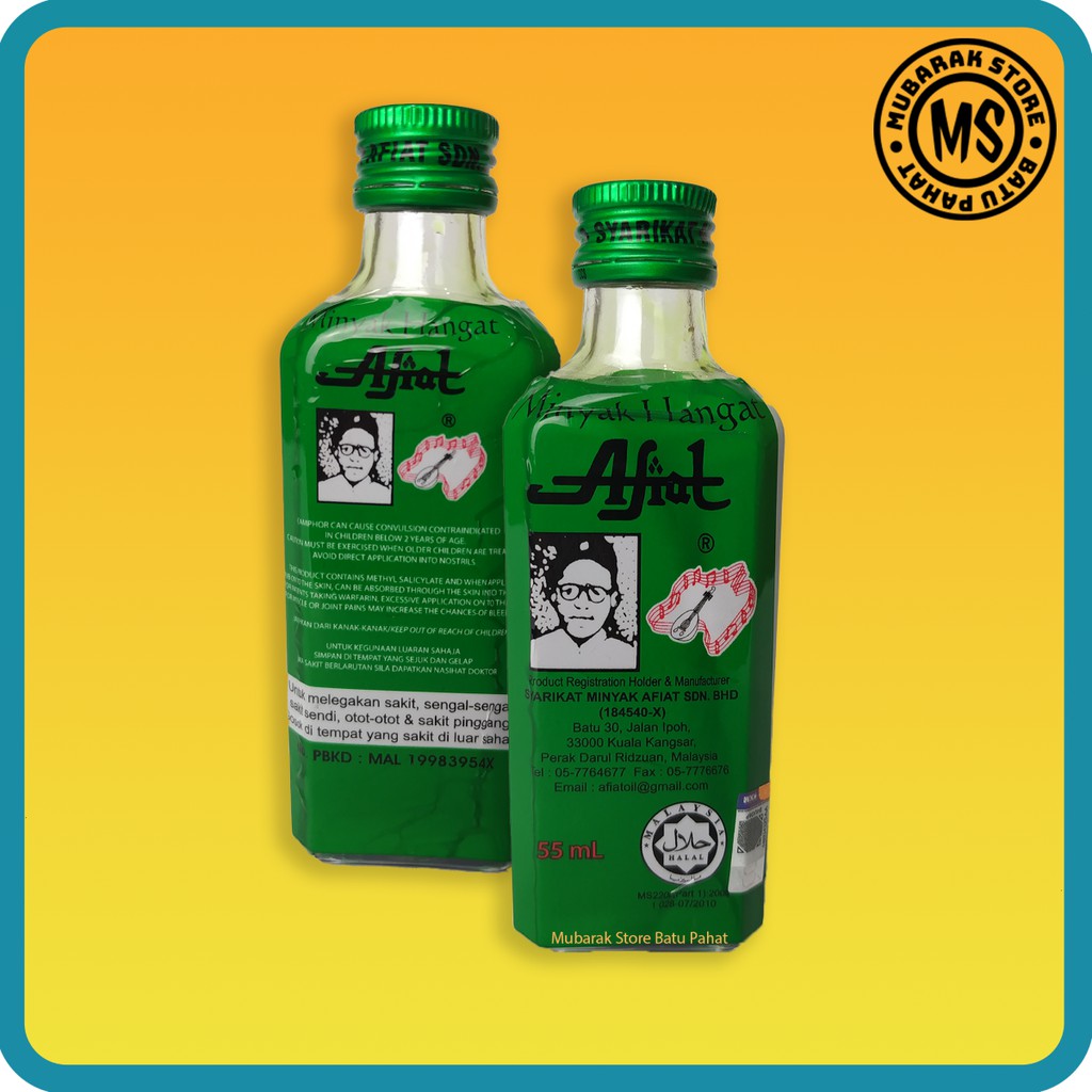 Minyak Hangat Afiat / Minyak Afiat / Minyak Afiat Hangat (55ml) exp ...