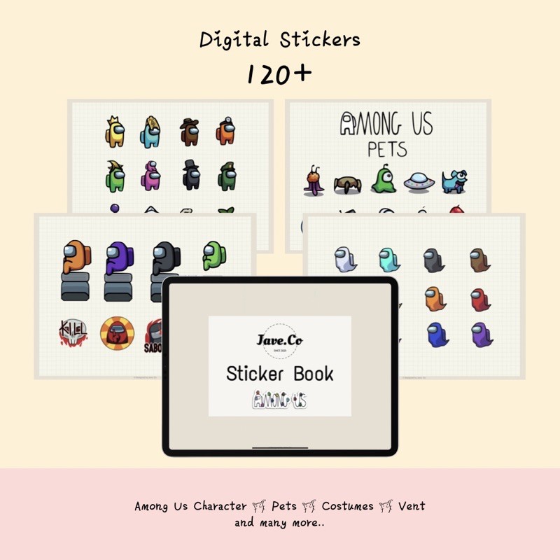 GoodNotes / PNG Digital Stickers / Among Us / Among Us Pet / Among Us ...