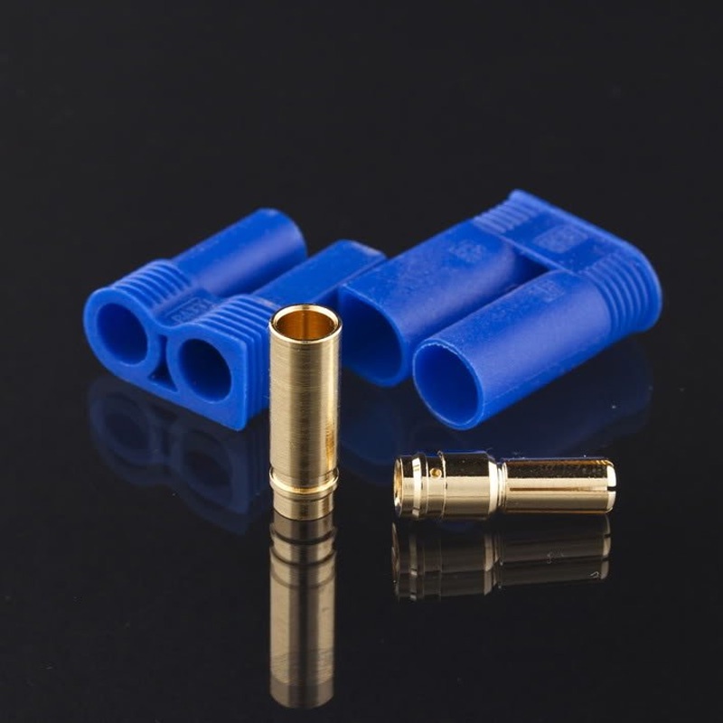 EC5 Banana Plug Bullet Connector Female+Male for RC ESC LIPO Battery ...